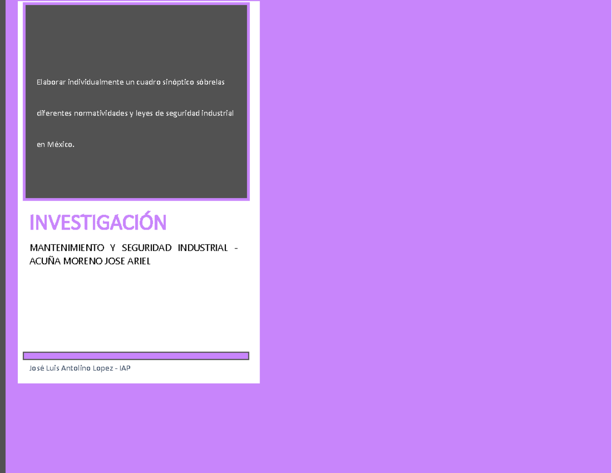 ACT 4 - fdf - Elaborar individualmente un cuadro sinÛptico sÛbrelas ...