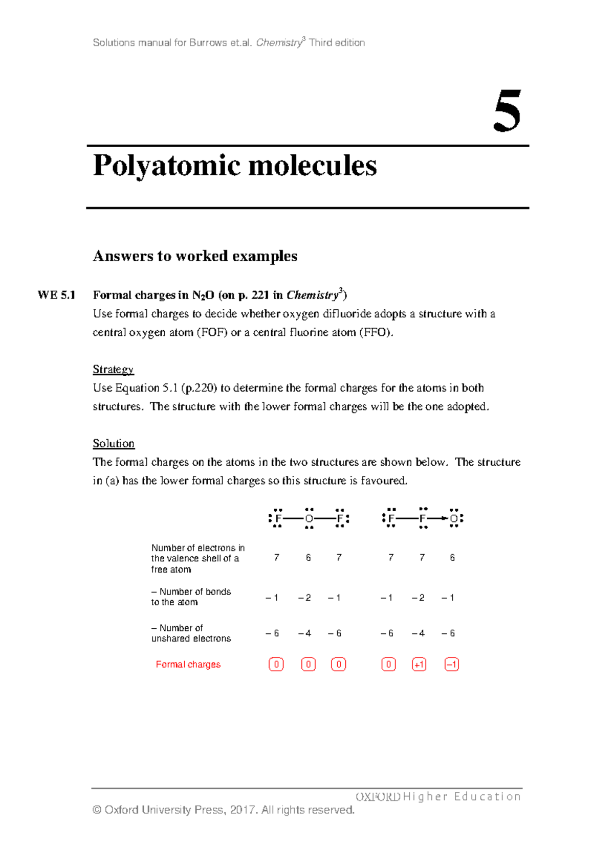 Burrows 3e solutions ch05 - H i g h e r E d u c a t i o n 5 Polyatomic ...