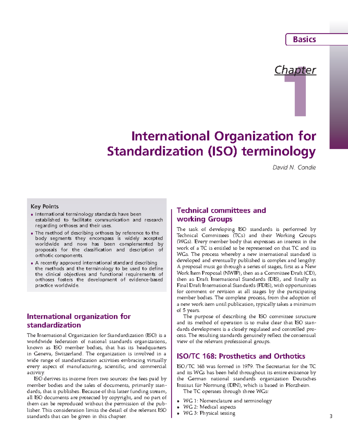 Cap. 1. International Organization for Standardization (ISO ...