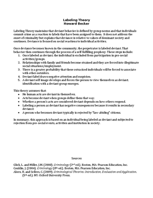 Differential Identification and Anticipation Theories - It proposes ...