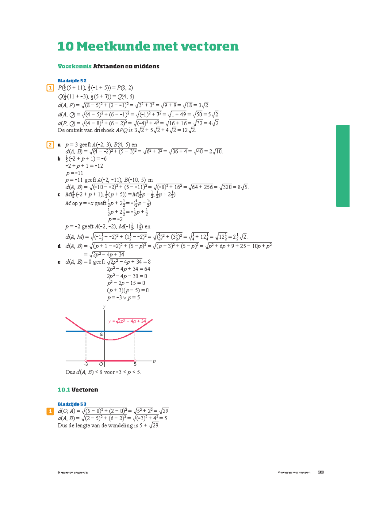 H10 Meetkunde met vectoren - uitw 12e ed (1) - 10 Meetkunde met ...