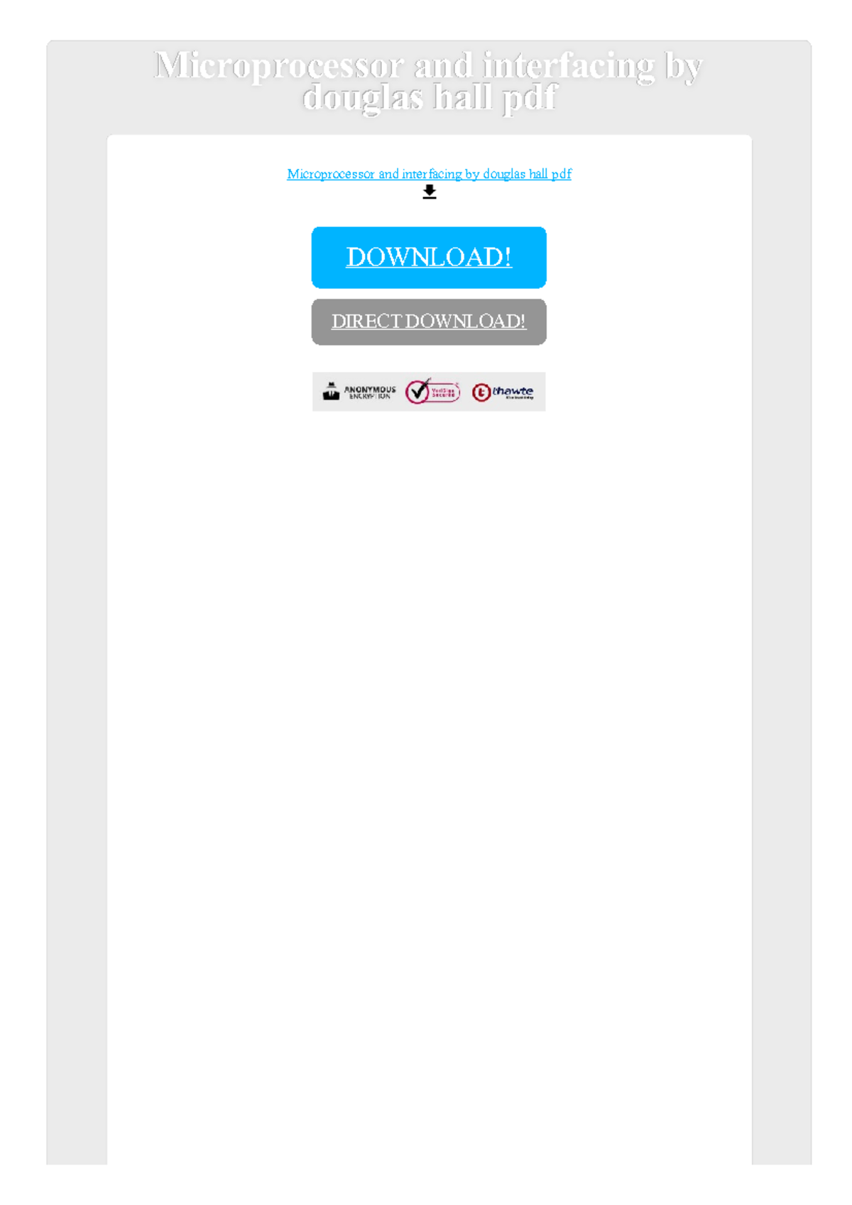 Pdfcoffee - Microprocessor and interfacing by Microprocessor and interfacing byMicroprocessor ...
