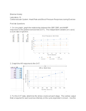 Kines 331 - Lab 12 - Brianna Holady Laboratory 12 The Pulmonary ...