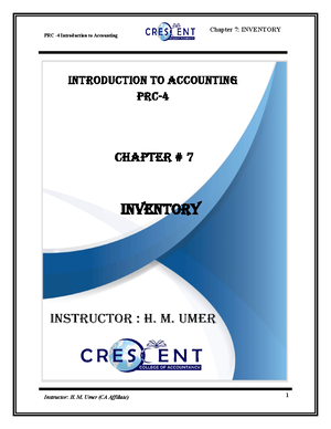 Introduction TO Business - PRC 5 - Study TEXT - PRC – 5 Introduction to ...