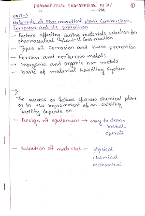 Unit-5-pharmaceutical engineering-S.K - Pharmaceutical Theory ...