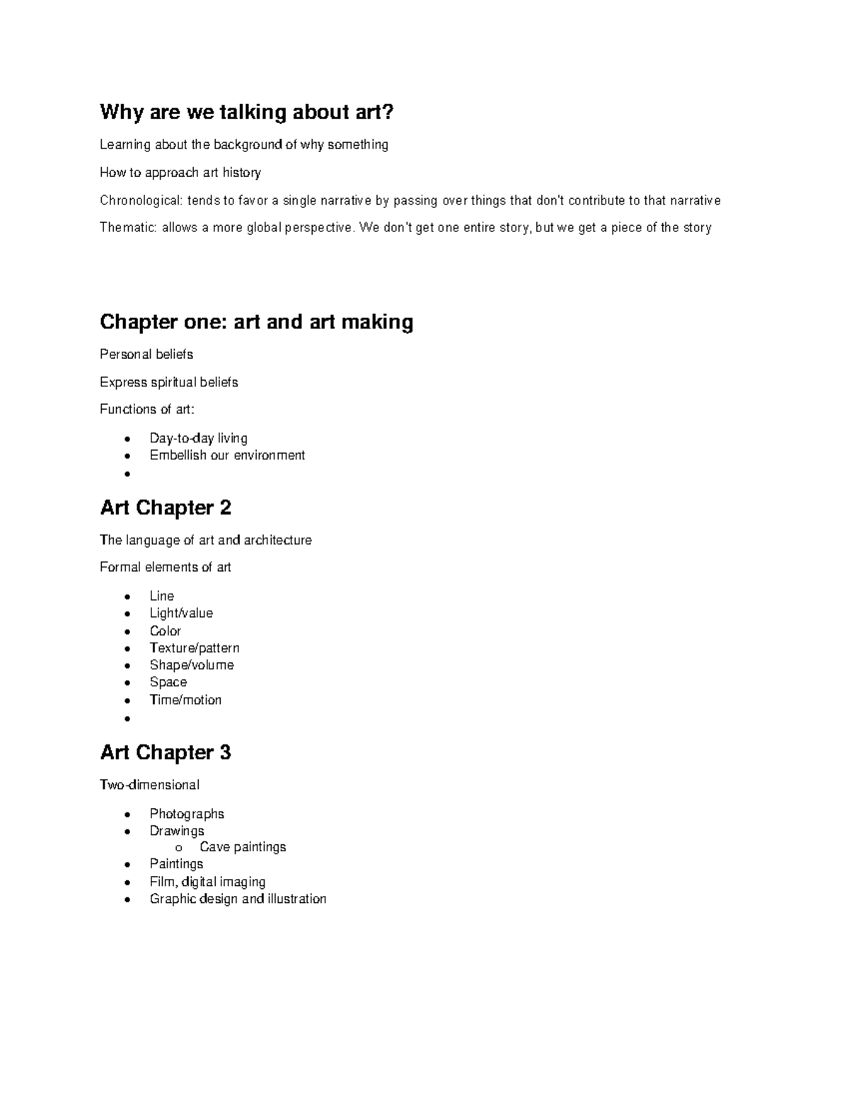Document 16 - Art - Why are we talking about art? Learning about the ...