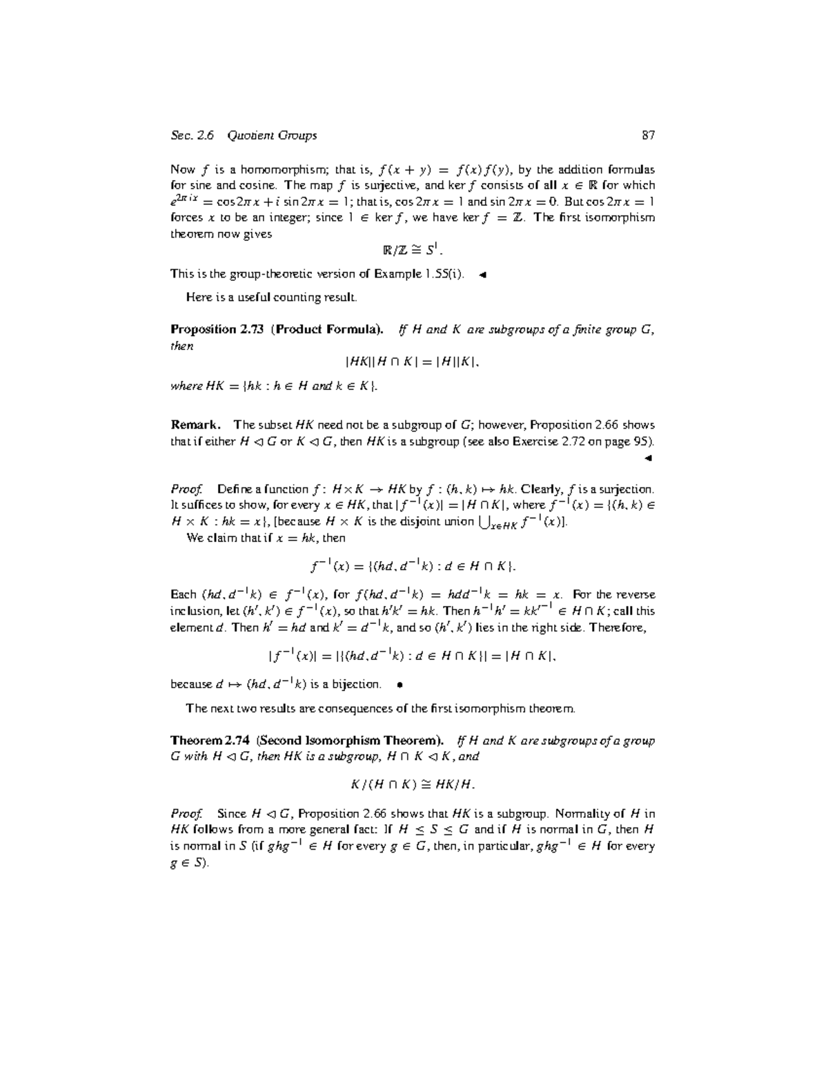 0103-0105 - Basic Algebra 101 - Sec. 2 Quotient Groups 87 Now f is a ...