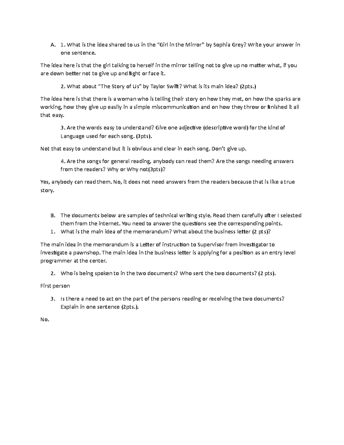 Motivation - LECTURE NOTE - A. 1. What is the idea shared to us in the ...