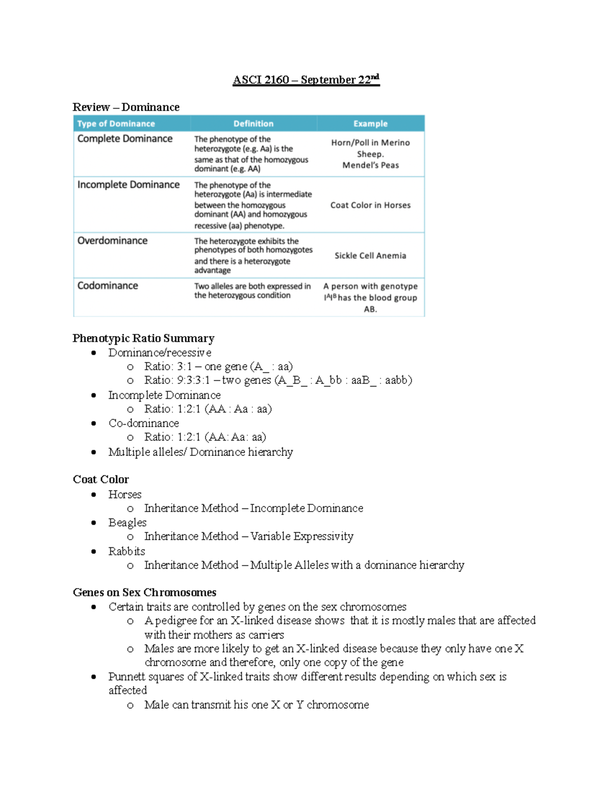 ASCI 2160 - September 22nd - ASCI 2160 – September 22nd Review ...