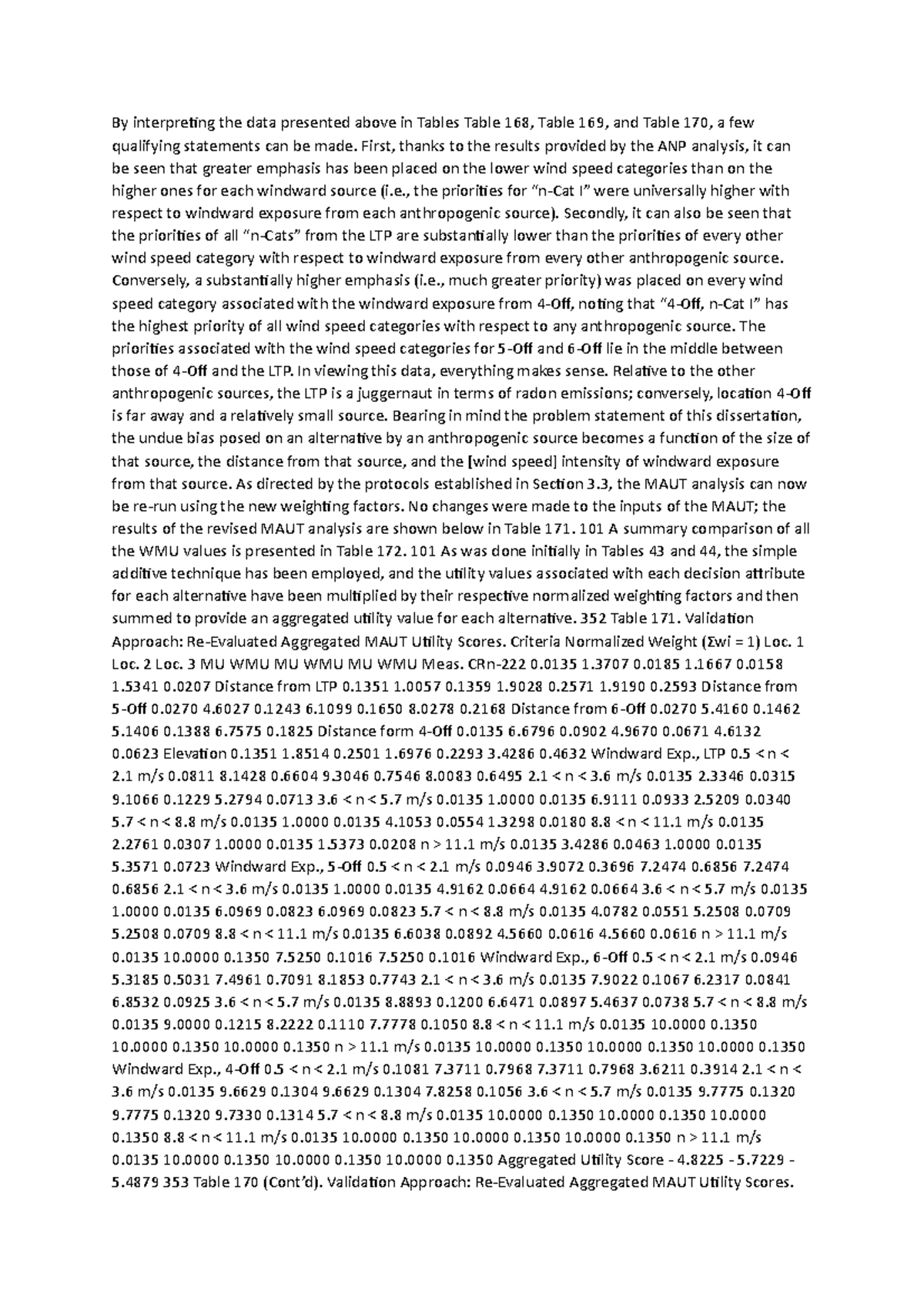Work155 - By interpreting the data presented above in Tables Table 168 ...