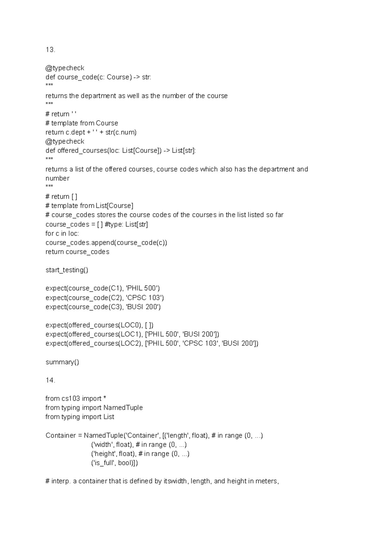 tutorial work computer science - CPSC 103 - UBC - Studocu