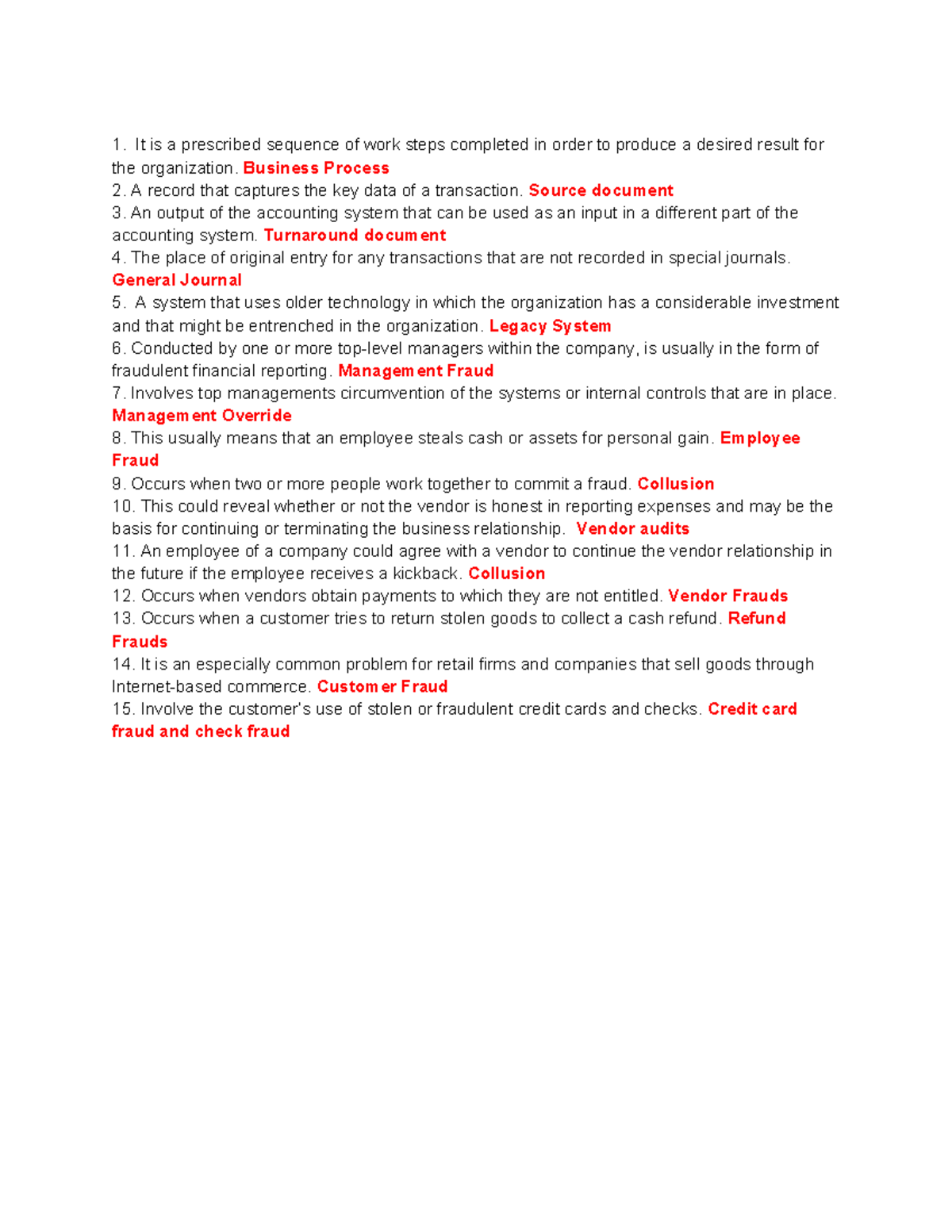 Chap-3 -Group-1-Questions - It is a prescribed sequence of work steps ...