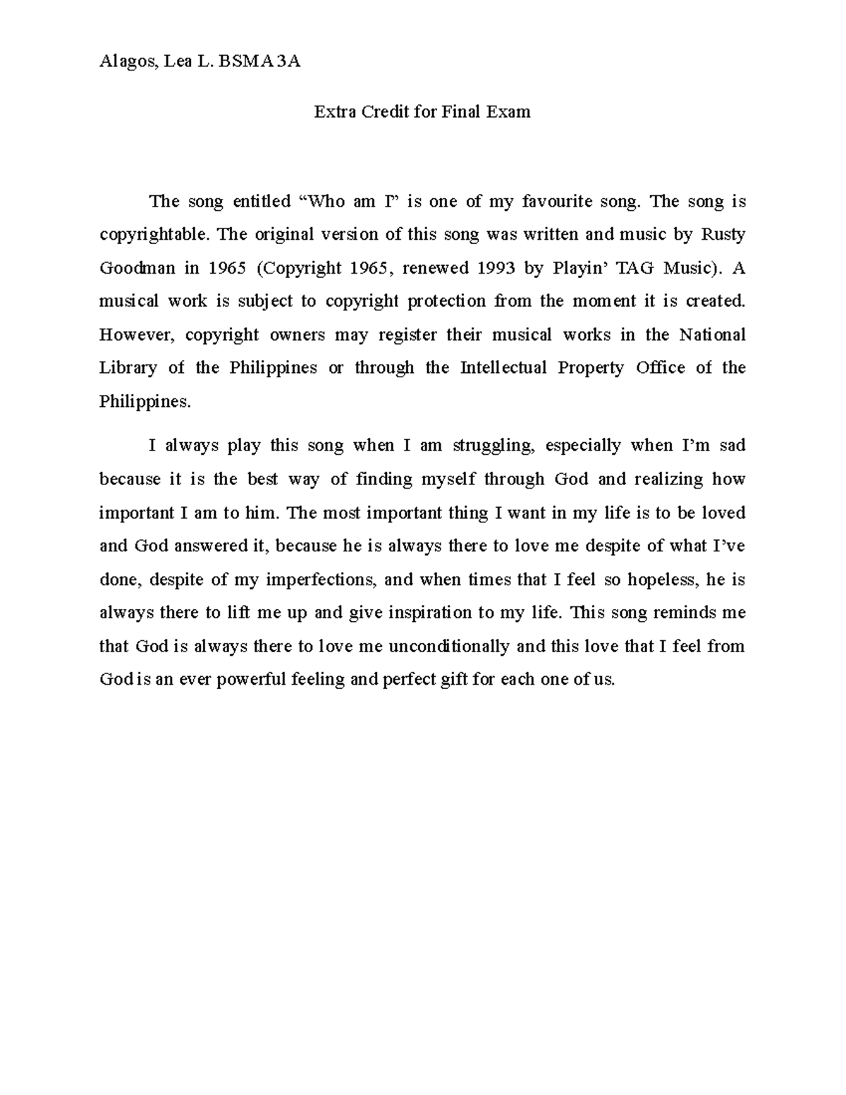 Activity for final exam- Alagos, Lea L. BSMA 3A (Business Law 3 ...