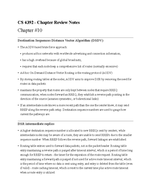 CS 4392 - Paper Review 1 - Paper Review 1: Please provide a review for ...