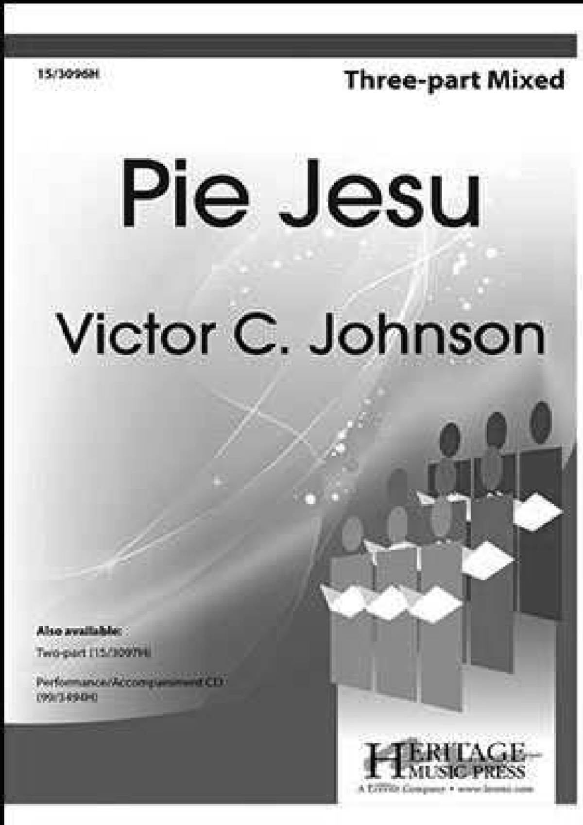 Pie Jesu by Victor C. Johnson - Música - Soprano Baixo Piano re f qui ...