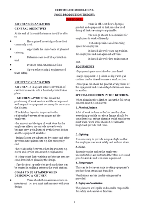 FOOD AND Beverage Service Theory - FOOD AND BEVERAGE SERVICE THEORY ...