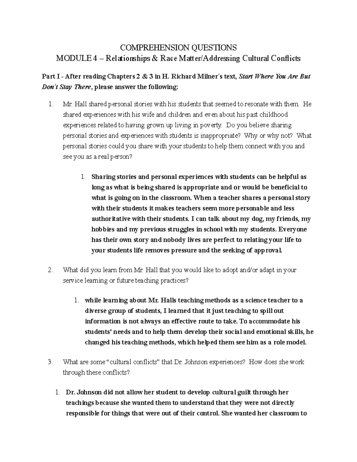 Module 4Comprehension Questions - COMPREHENSION QUESTIONS MODULE 4 ...
