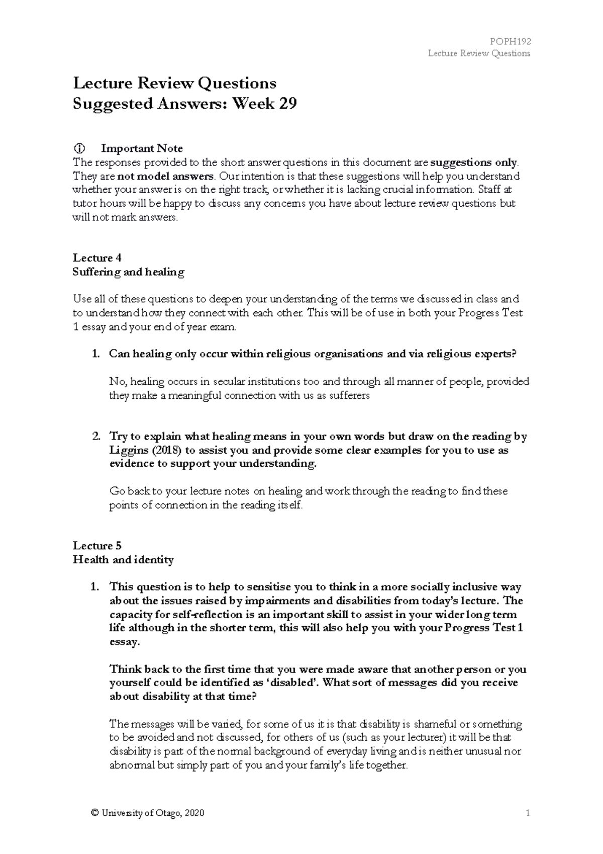 Week 29 (Lec 4-6) - questions - POPH Lecture Review Questions ...
