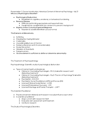 [Solved] Describe a common psychological reaction that a person might ...