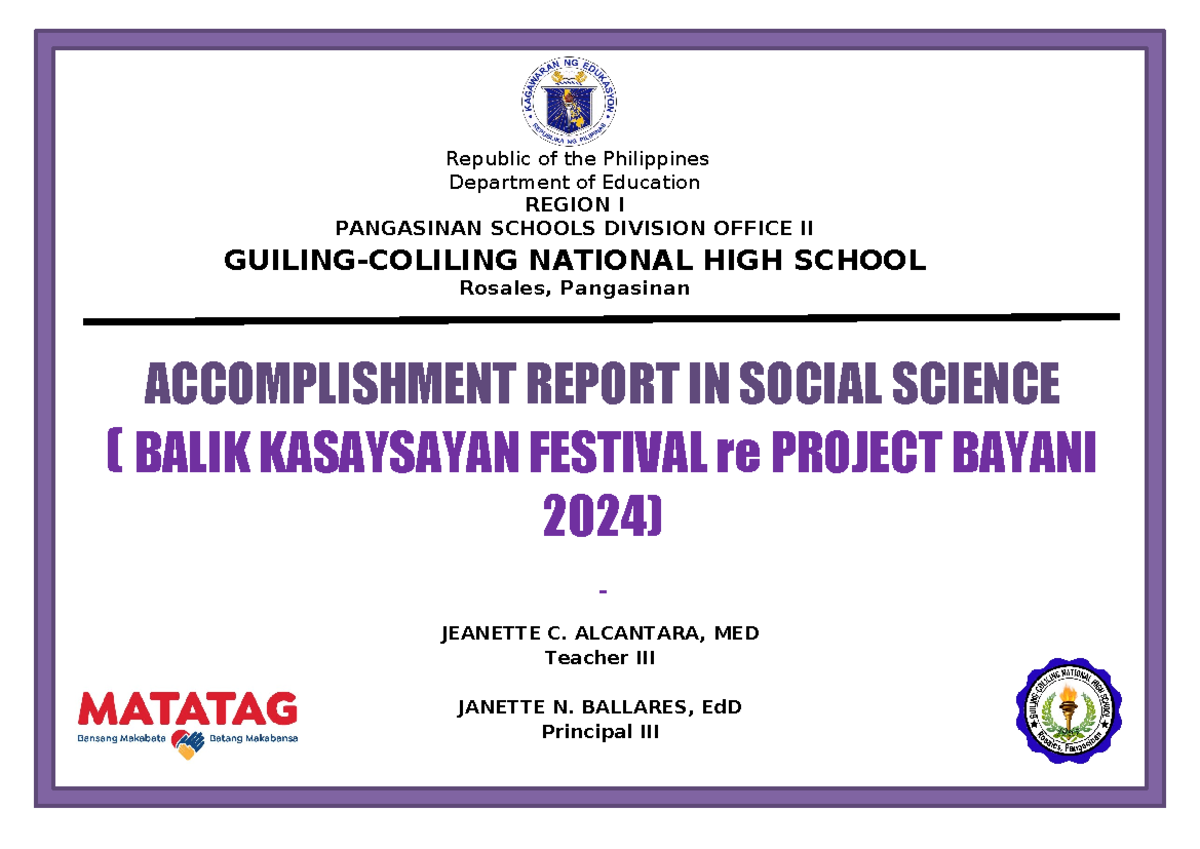 DLL-frontpage-MAM-JANS - Republic of the Philippines Department of ...