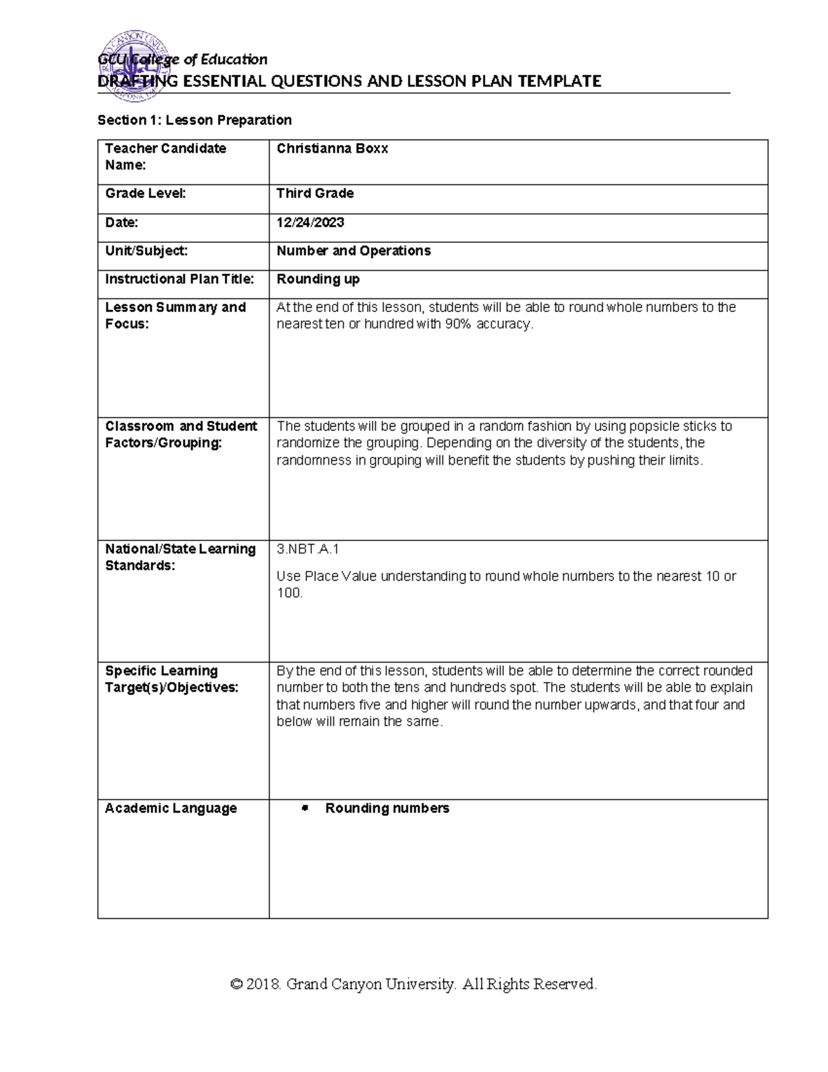 SPD-470 Dafting Essential Questions - DRAFTING ESSENTIAL QUESTIONS AND ...