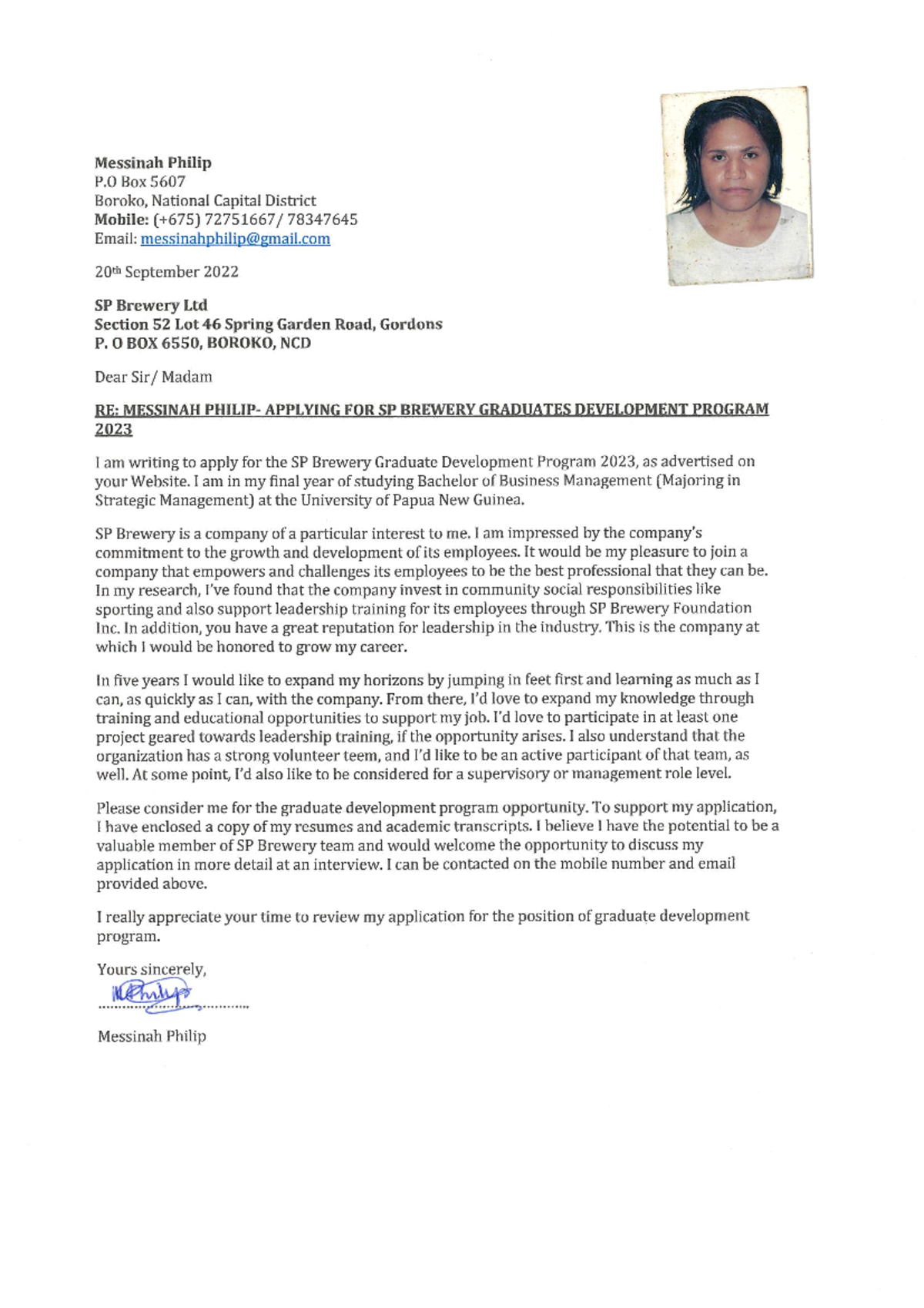 SP Brewery GDP 2023- Messinah Philip - Introduction to Government and Politic - Studocu