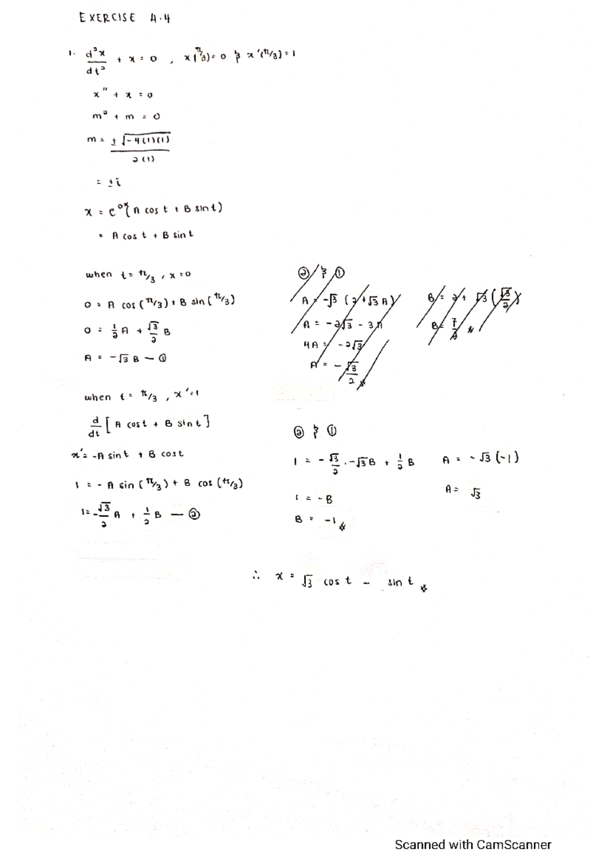 Exercise 4 - tuto - Calculus for Engineers - Studocu