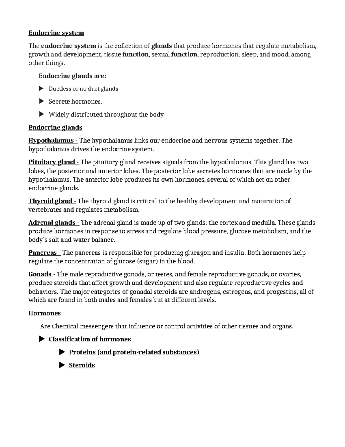 Review Endocrine system - Endocrine system The endocrine system is the ...