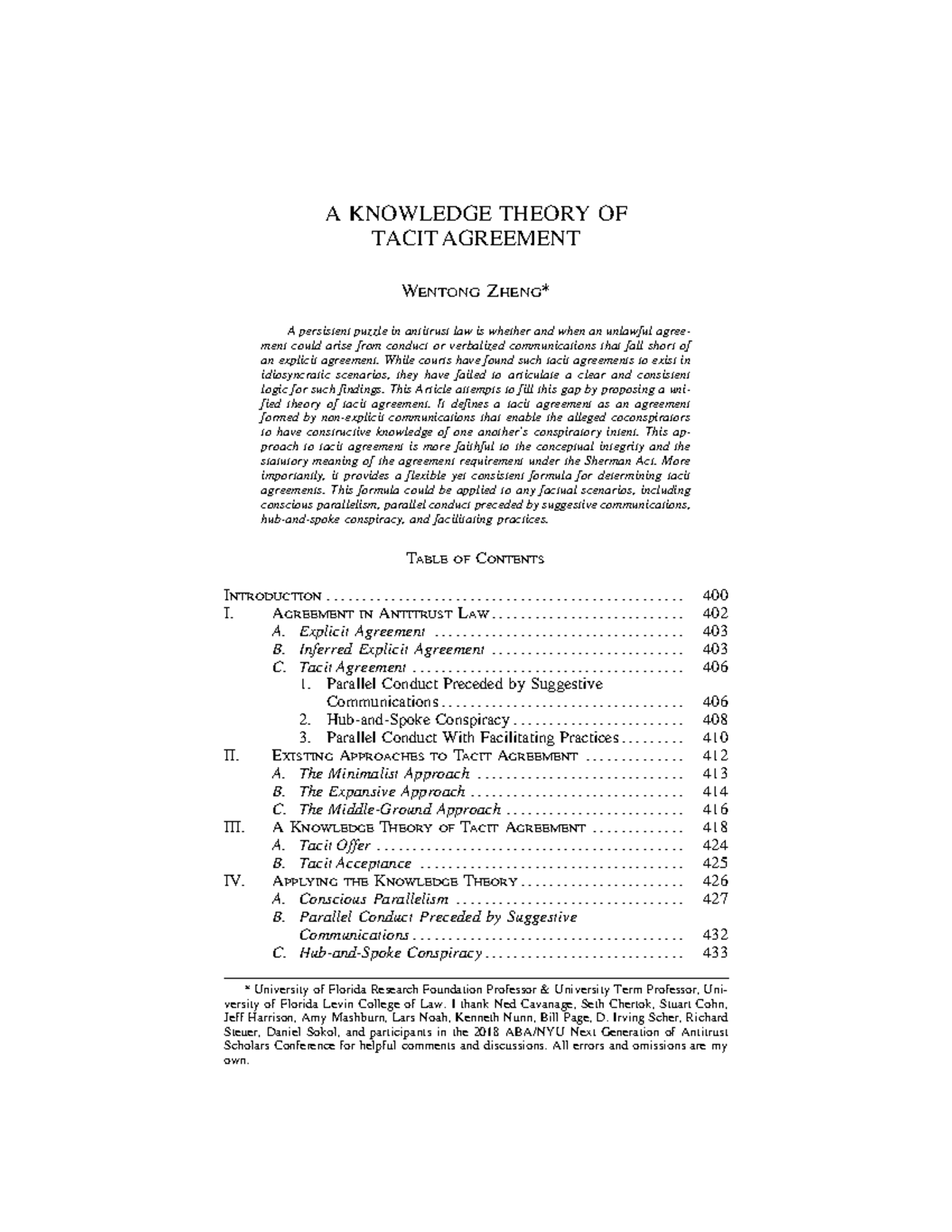 Tacit contracts - Summary The Law of Contract in South Africa - A ...