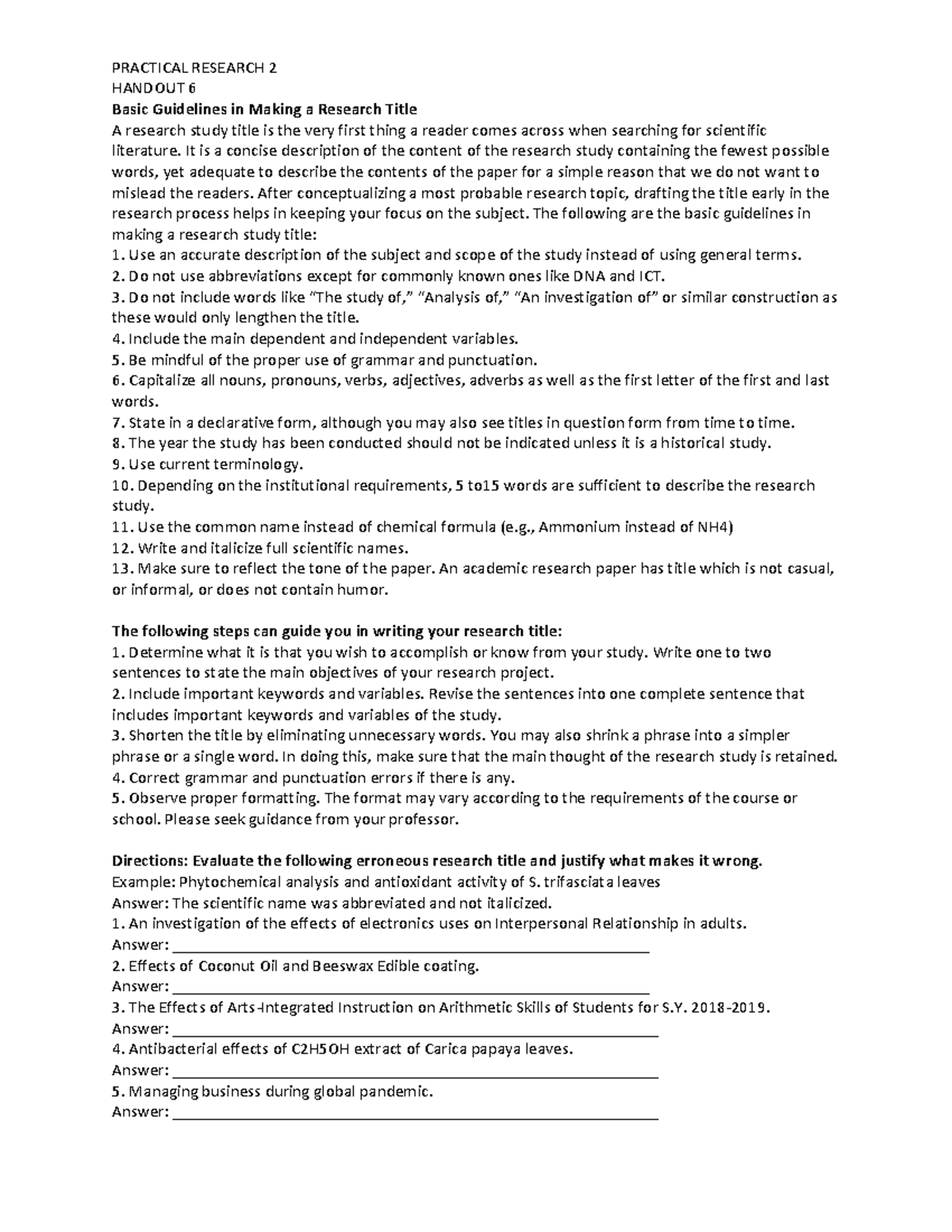 Inbound 5131252342386083847 - PRACTICAL RESEARCH 2 HANDOUT 6 Basic ...