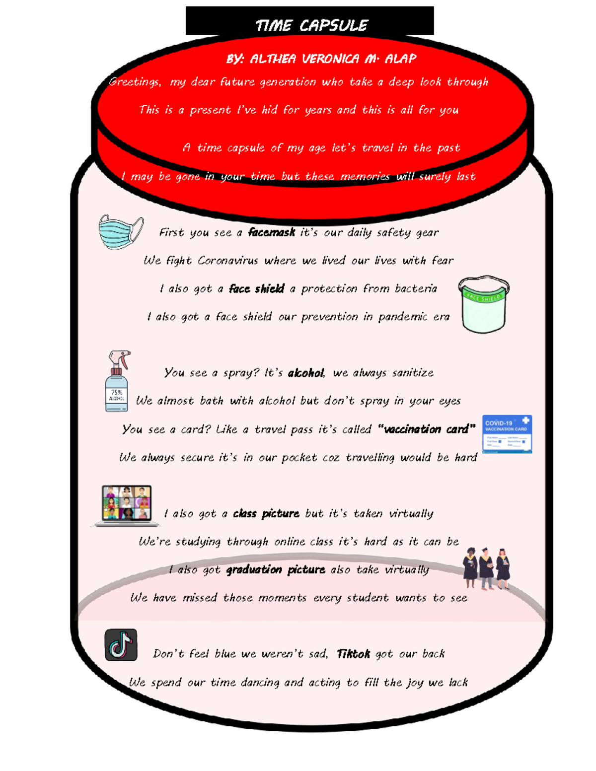 TIME Capsule - SVGFXDFHFDH - Greetings, my dear future generation who ...