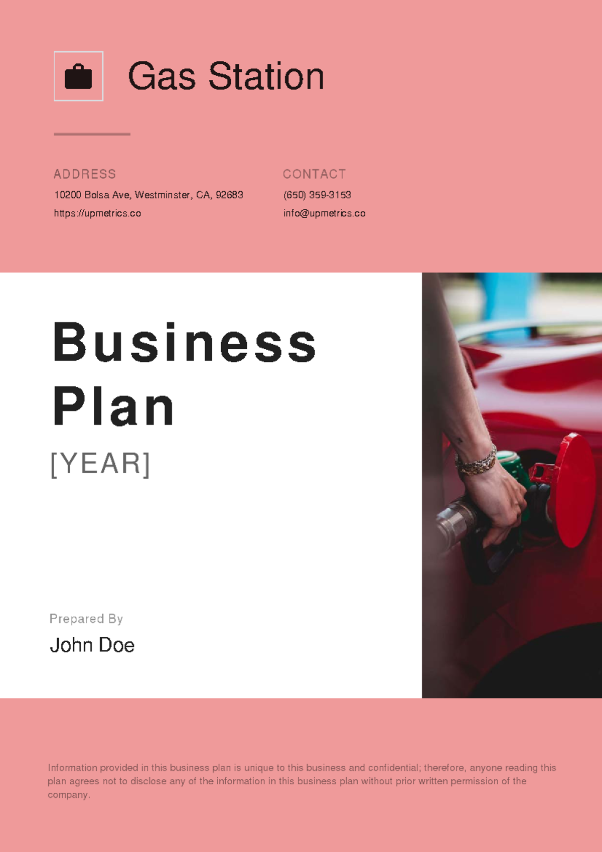 Gas station business plan example - Gas Station 10200 Bolsa Ave ...