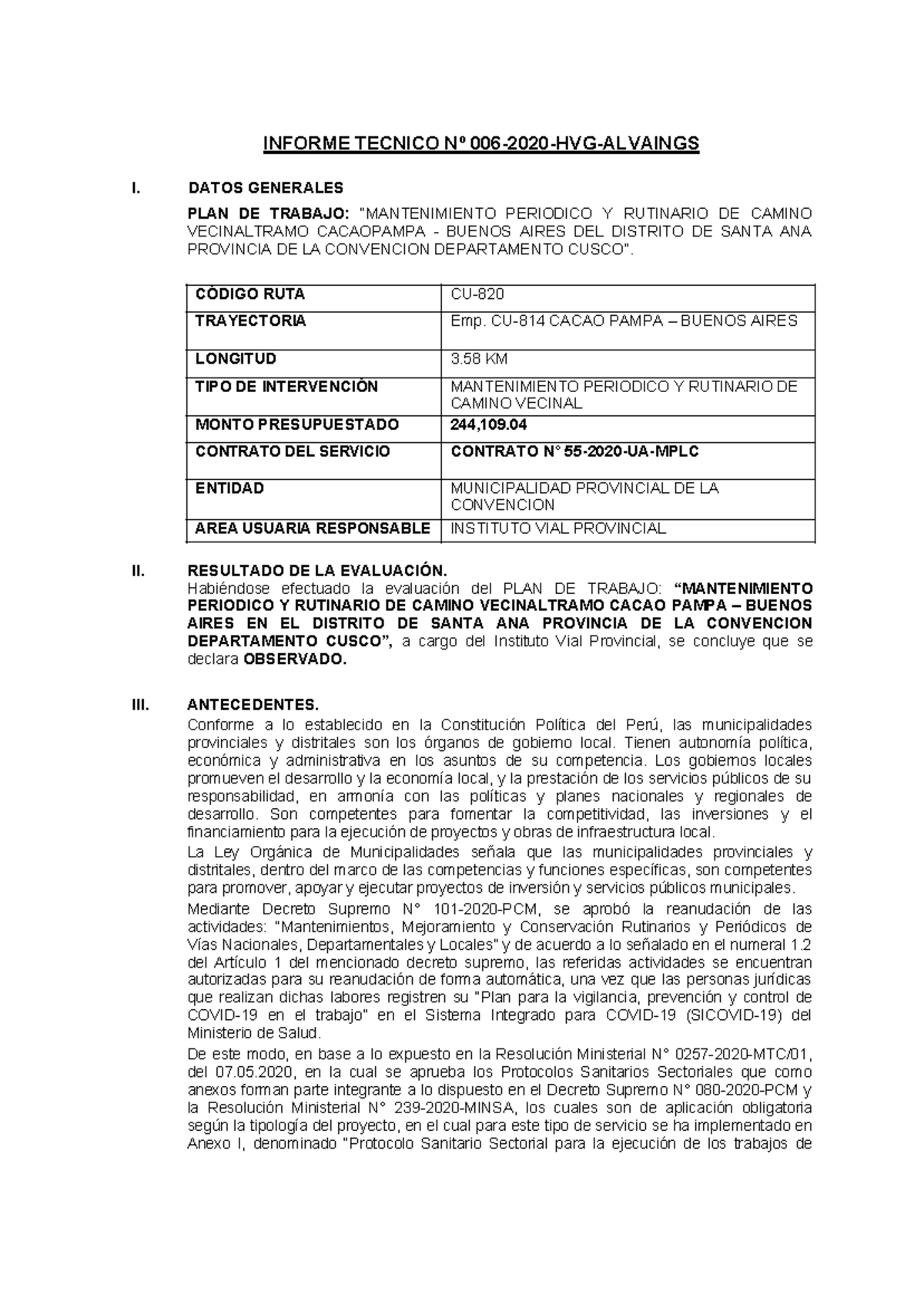 Informe-tecnico-001-observaciones-1-1 compress - INFORME TECNICO Nº 006 - 2020 - HVG-ALVAINGS I ...