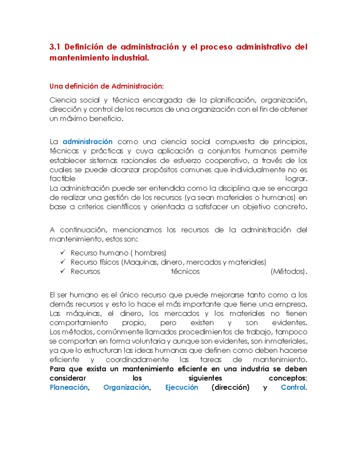 3,1 Def de Adm Ã³n. y proceso Admvo - 3 Definición de administración y ...