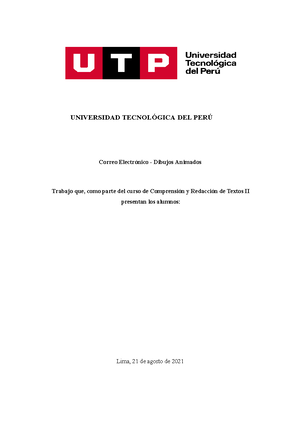 U3 S6 Informe de recomendación (T-conectamos) APUNTE PARA PRACTICA 2 UTP 2021 - COMPRENSIÓN Y ...