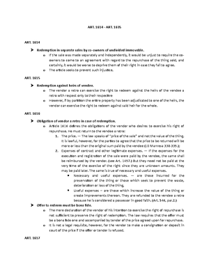 1472-1494 Law on Sales - Accountancy - LICEO U - Studocu