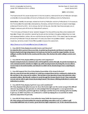 ARMY 101 - Lesson 4 (Basic Map Reading) - ARMY 101 - Lesson 4: Basic ...