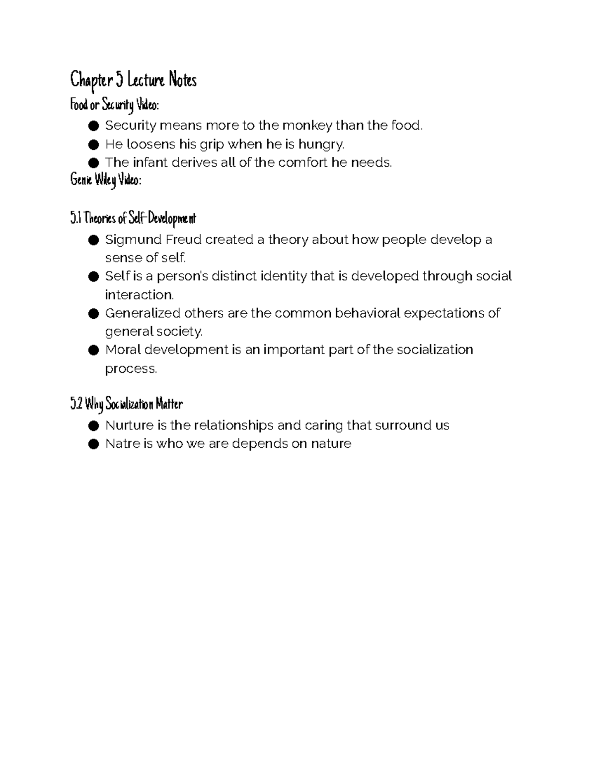 Chapter 5 Lecture Notes Soc 201 Chapter 5 Lecture Notes Food Or Security Video Security Means