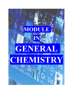Chapter 1 - General Chemistry Module 1 Matter and Measurement ...