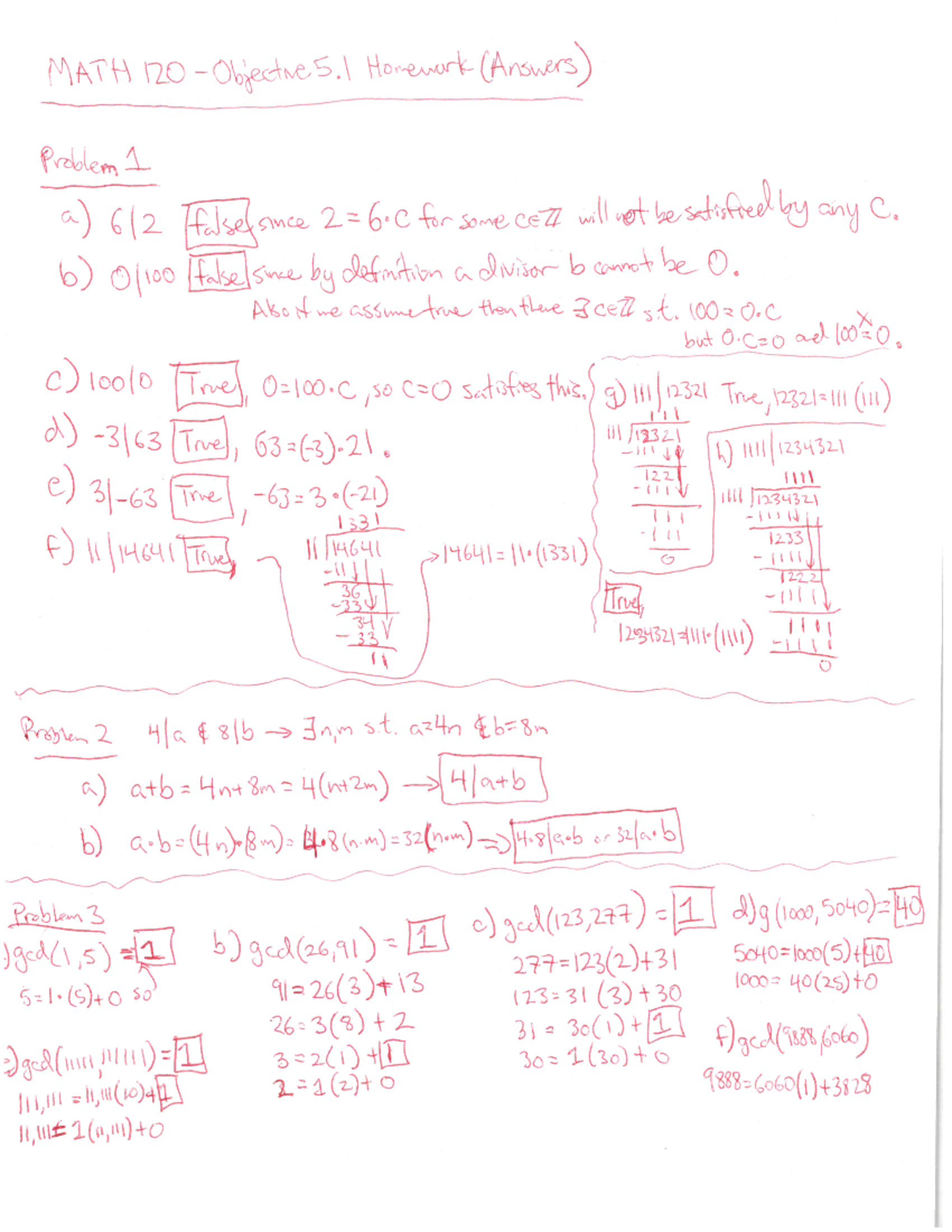 Homework Assignments 5 - MATH 120 - Studocu