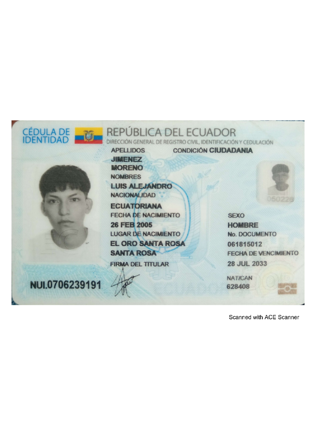 ACE Scanner 2024 05 20(1) 1 - CÉDULA DE REPUBLICA DEL ECUADOR IDENTIDAD ...