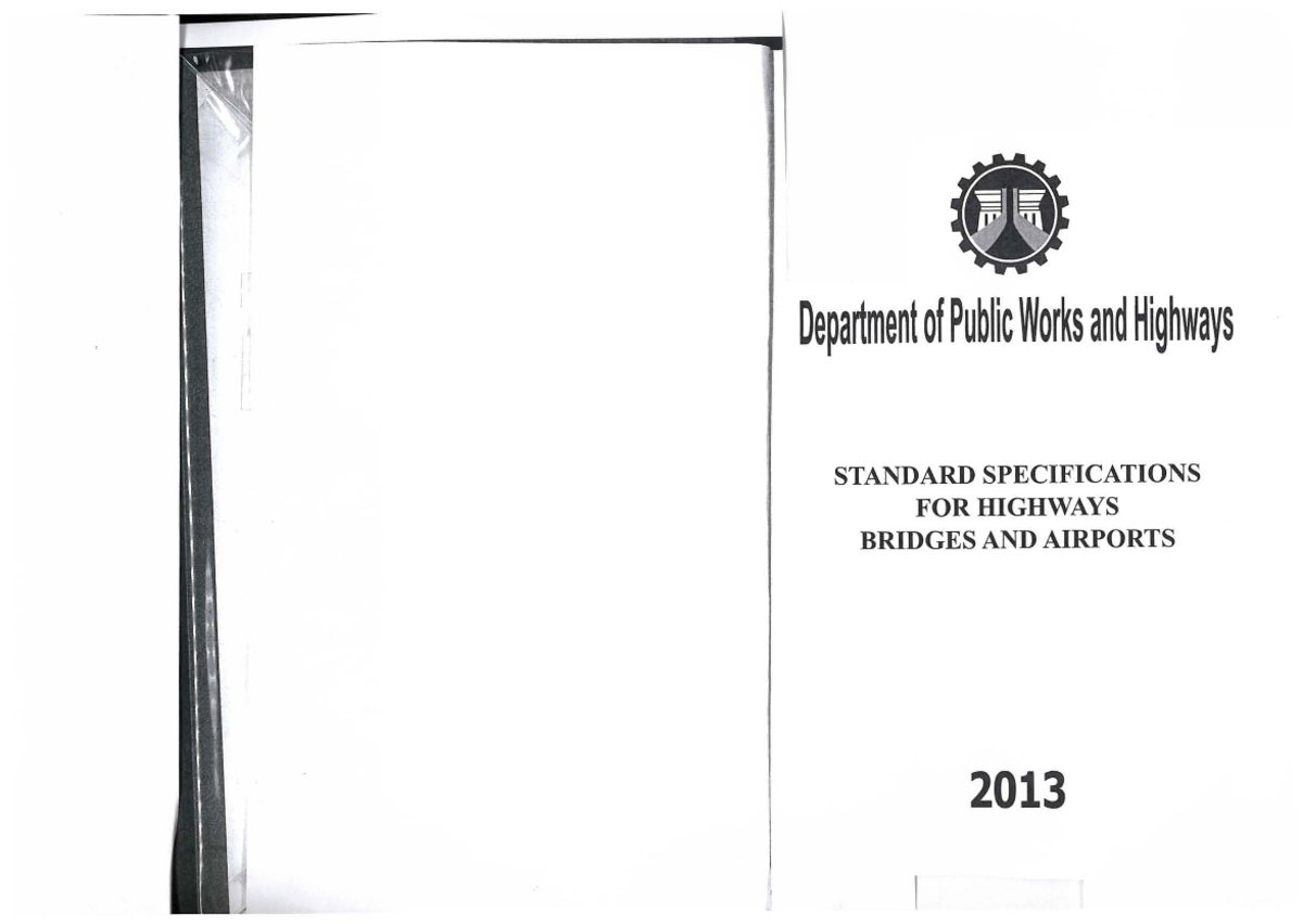 Pdfcoffee dpwh Blue Book II 2013 Standards Deartment Of PUDlic Wors