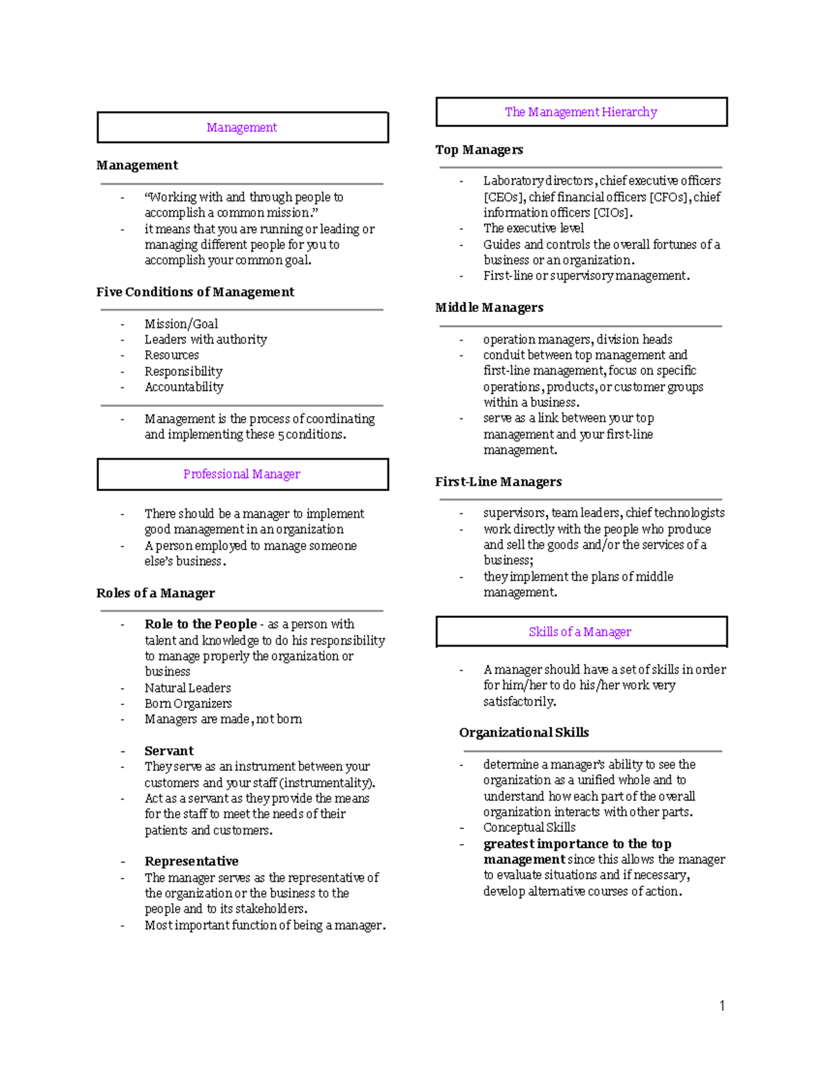 Laboratory-Management - Management Management “Working with and through ...