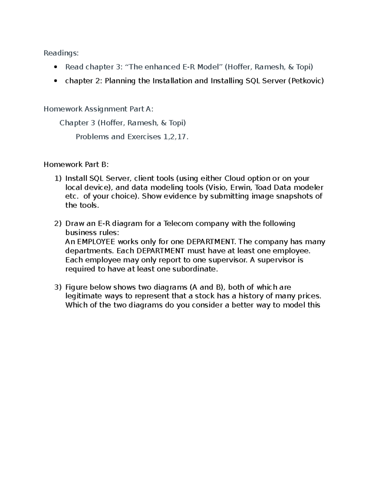 Homework week 03-1 - this is a sample assignment given by the proff ...