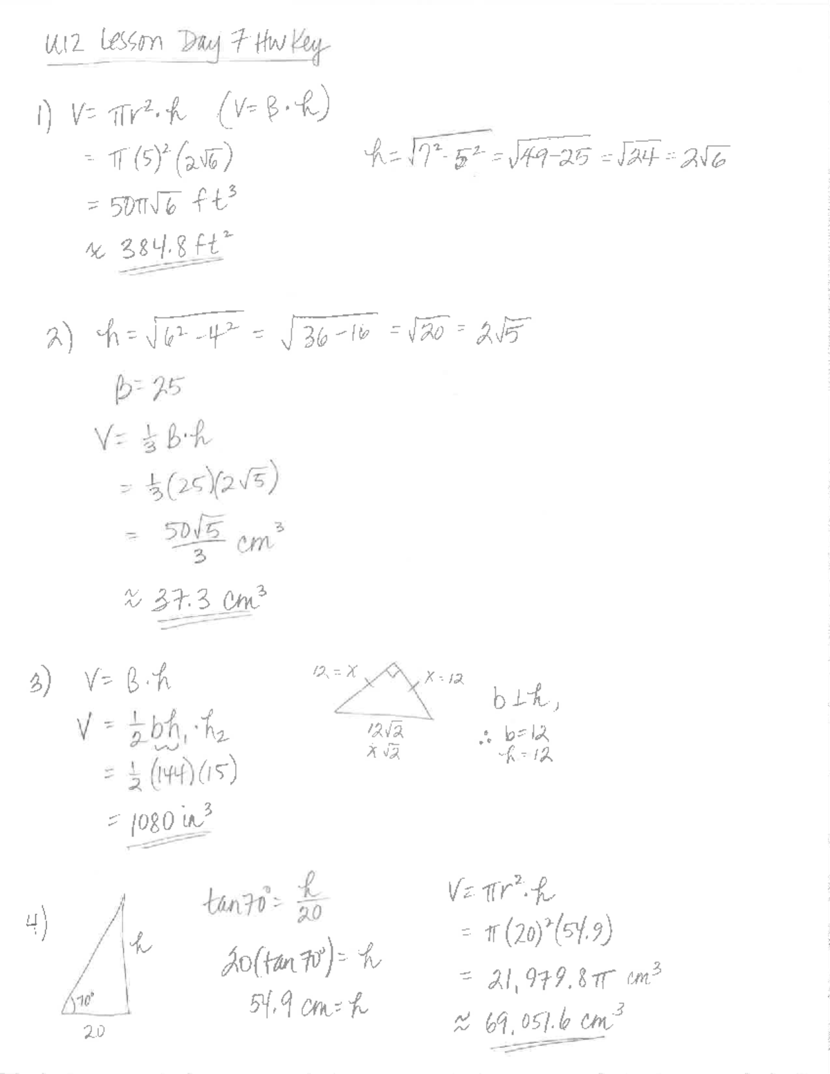 U12 Lesson Day 7 HW Key - jvbnm,.hello - Studocu