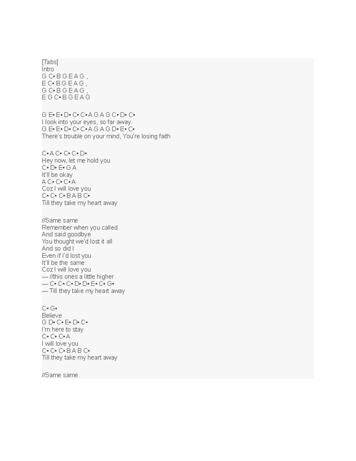 kalimba notes free - [Tabs]Intro G C• B G E A G ,E C• B G E A G , G C ...