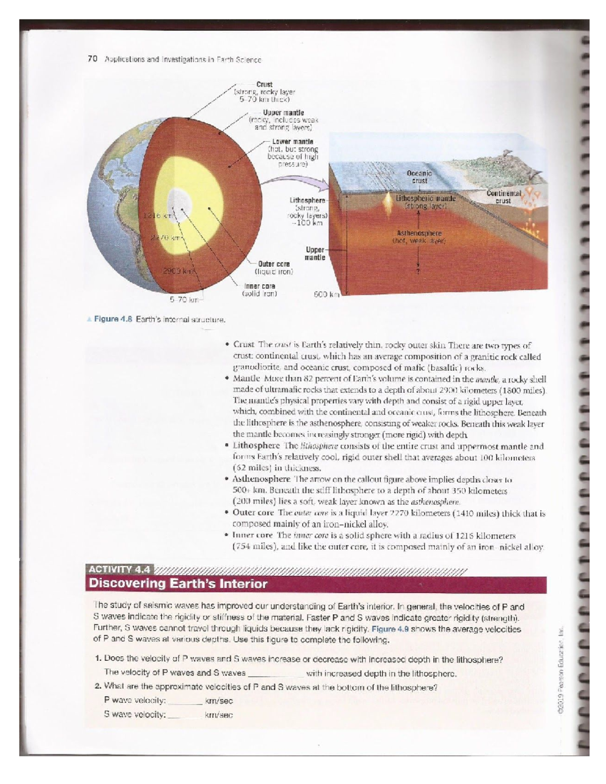 Activity 4 - stuff - 70 Applications and Investigations in Earth ...