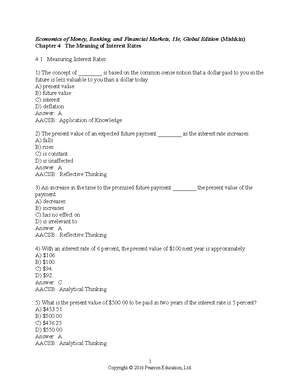 Chapter 7 money and banking - Helwan - Studocu