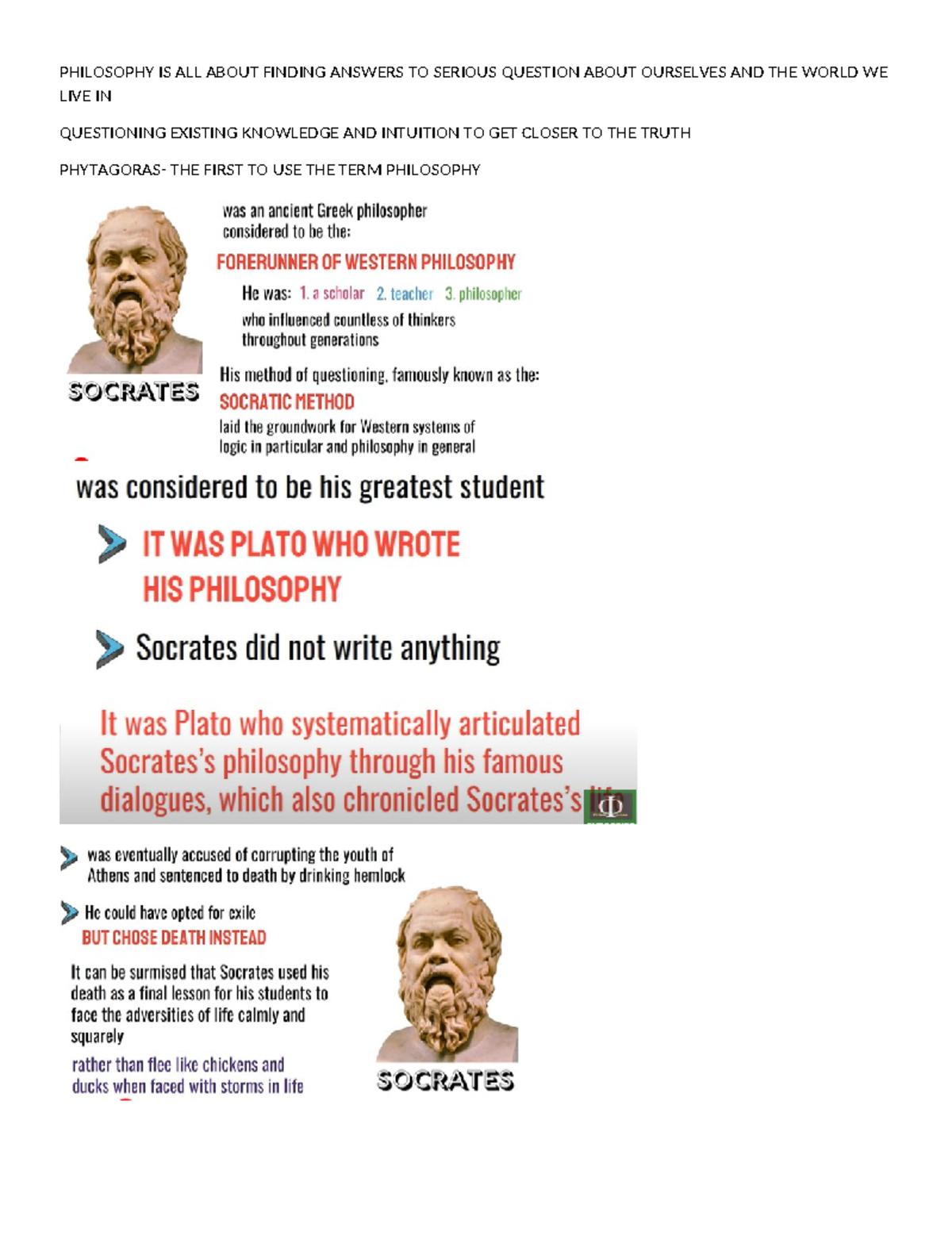 Unds Socrates Understanding The Self Philosophy Is All About