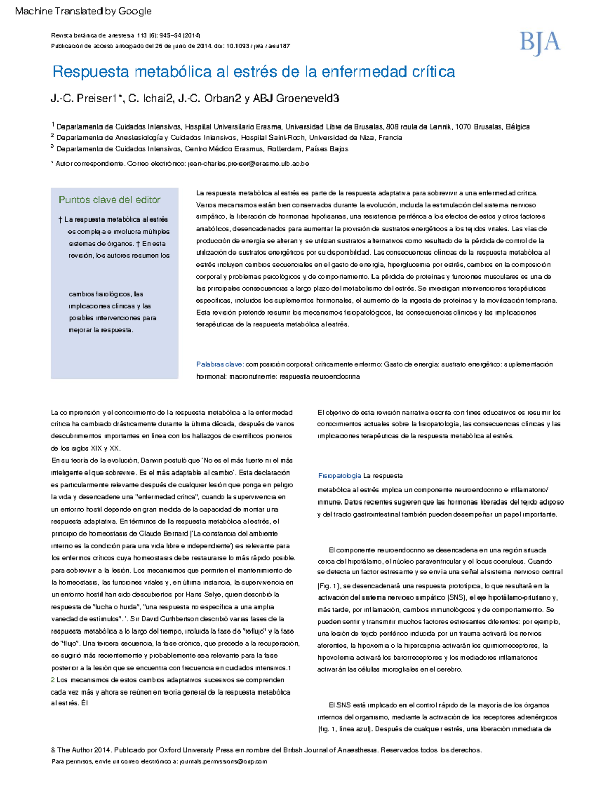 4. Resp MetaBOLICA DEL TRAUMATISMO QUIRURGICO - Departamento de ...